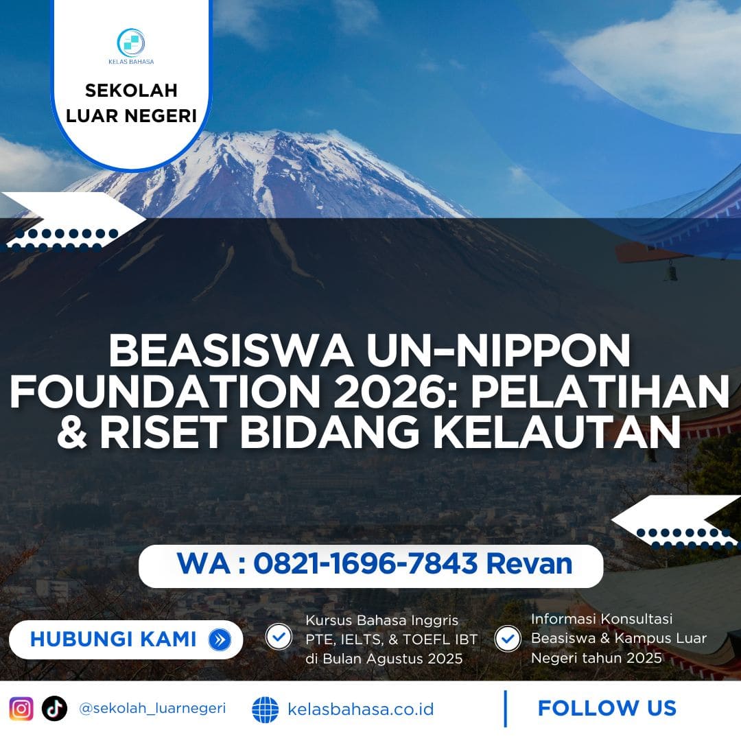 Beasiswa UN–Nippon Foundation 2026