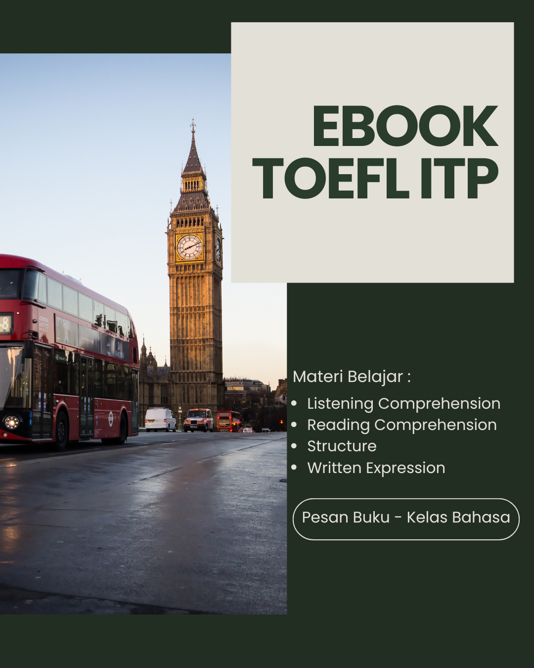 Pesan eBook & Try Out TOEFL ITP Terbaru