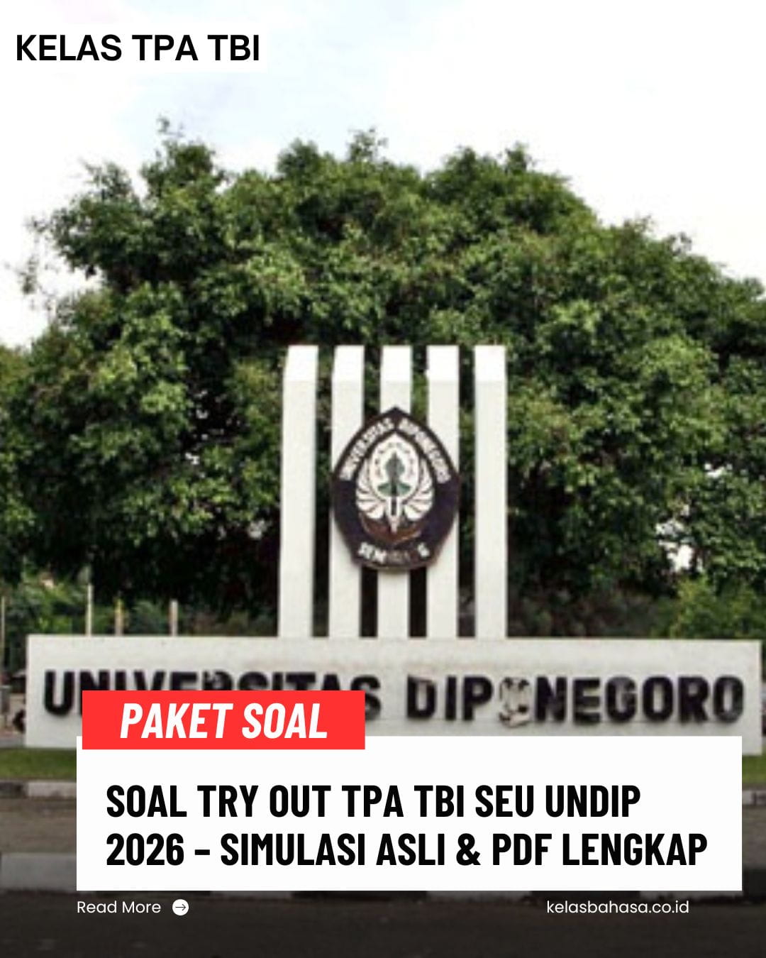 Soal TOEFL SEU Undip 2026: Contoh TBI dan TPA