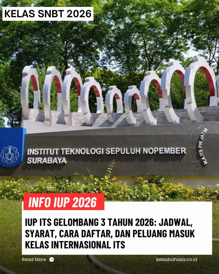 IUP ITS Gelombang 3 Tahun 2026: Jadwal, Syarat, Cara Daftar & Peluang Lolos